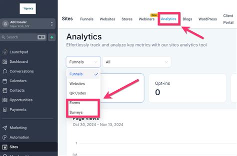 Analytics For Forms And Surveys Highlevel Support Portal
