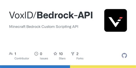 Github Voxldbedrock Api Minecraft Bedrock Custom Scripting Api