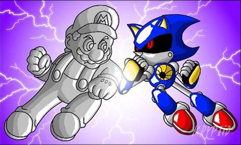 Mario Vs Metal Sonic