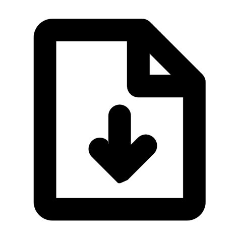 File Arrow Down Bold Vector Svg Icon Svg Repo