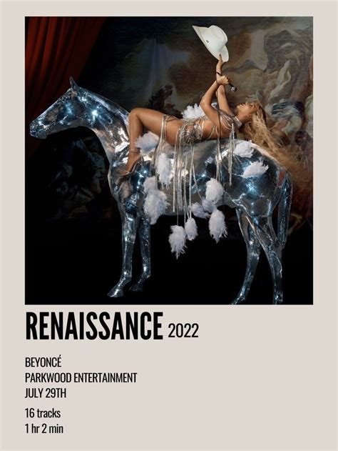 Renaissance Album Poster Artofit