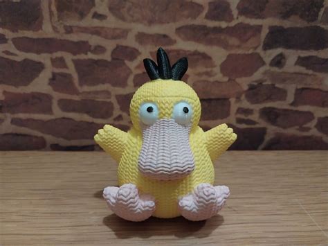 Pokemon Psyduck Knitted Texture Etsy