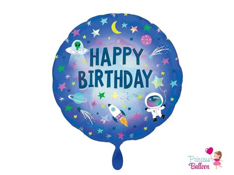 de globos espaciales Feliz cumpleaños Astronauta UFO Etsy