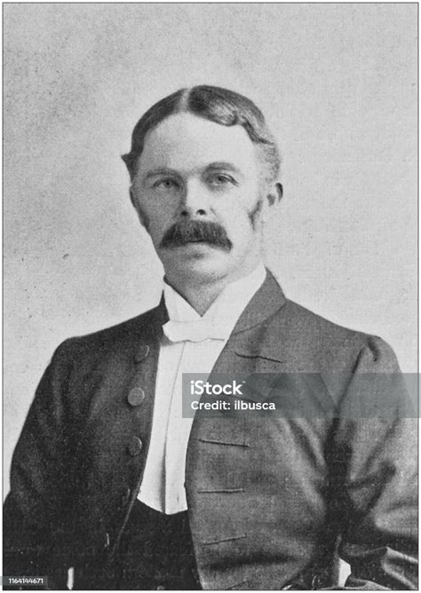 Antique Photo Portrait Of Man Captain Thomas D Butler Stock