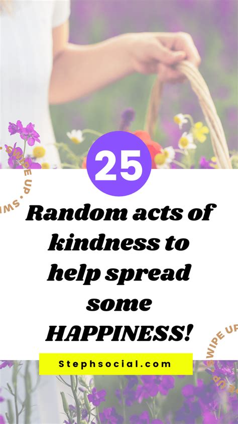 Random Act Of Kindness Ideas Examples Steph Social Artofit