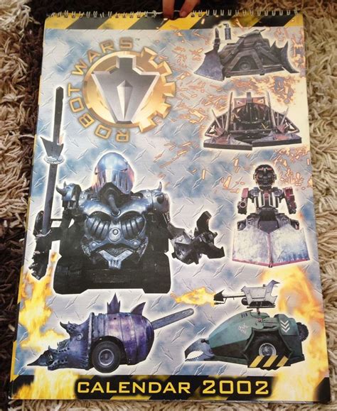 Robot Wars And Battlebots History On Twitter An Official Robot Wars 2002 Calendar 2002
