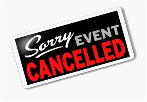 Clipart Cancelled Signs