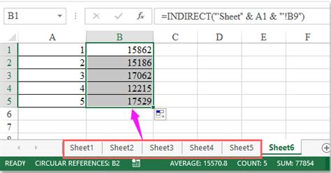How To Increment Worksheet Reference Automatically In Excel