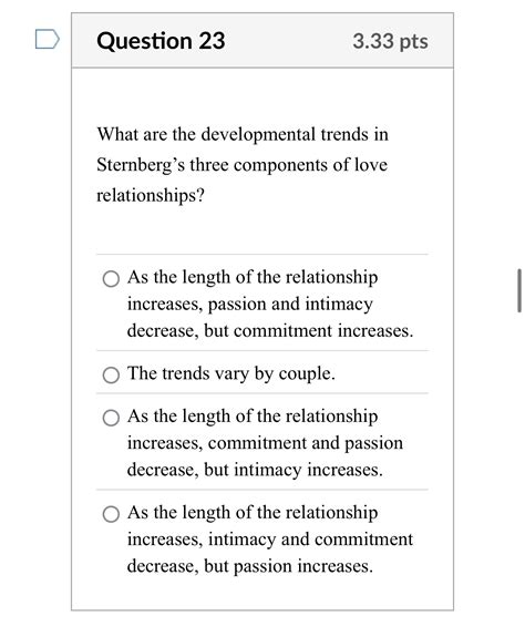 Solved Question 23 ﻿what Are The Developmental Trends In