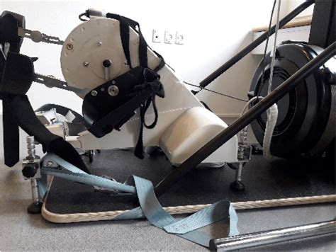 The Rt300 Fes Leg Cycle Positioned As Close To The Concept2 Ski