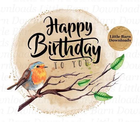 Happy Birthday Clipart Happy Birthday To You Pngs Printable Birthday