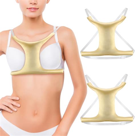 Vabean 2 Pcs Breast Pillow For Sleeping Chest Wrinkles
