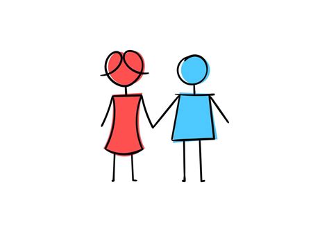 Man And Woman Stick Figure