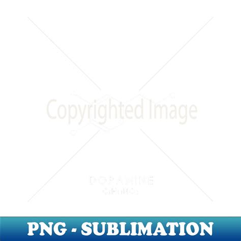 Dopamine Molecular Structure Black Modern Sublimation Pn Inspire