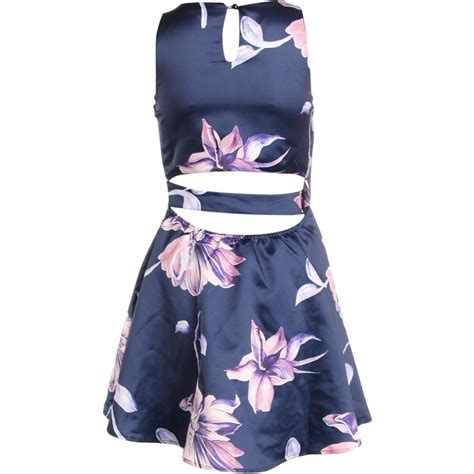 Miss Behave Girls Floral Print Pleated Semi Formal Dress