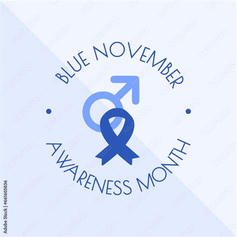 Vector De Stock Frases Campanha Novembro Azul Imagens Desenhos Artes