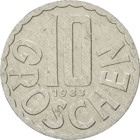 Ten Groschen 1983 Coin From Austria Online Coin Club