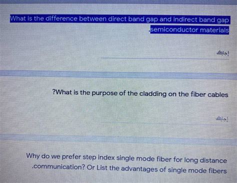 Solved What Is The Difference Between Direct Band Gap And Chegg Com