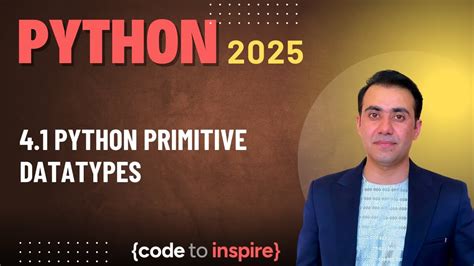 41 Python Primitive Data Types Youtube