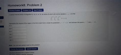 Solved Homework8 Problem 2 Previous Problem Problem List