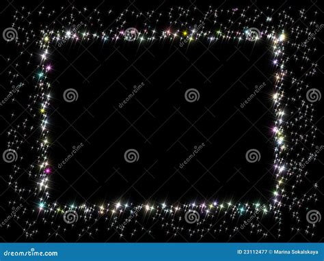Decorative Border Stars Royalty Free Stock Photography Image