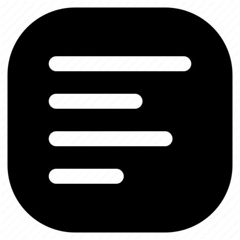 Left Align Paragraph Alignment Icon Download On Iconfinder