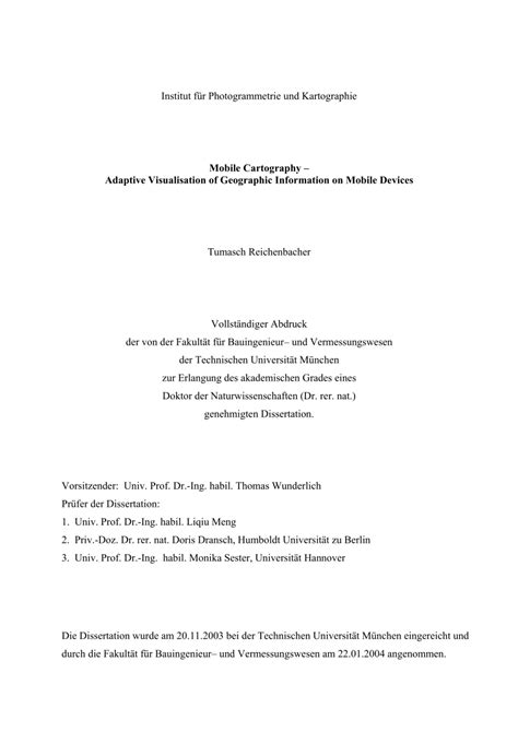 Pdf Mobile Cartography Adaptive Visualisation Of Geographic
