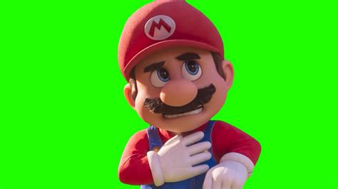 Mario In The Super Mario Bros Movie Trailer Green Screen Creatorset