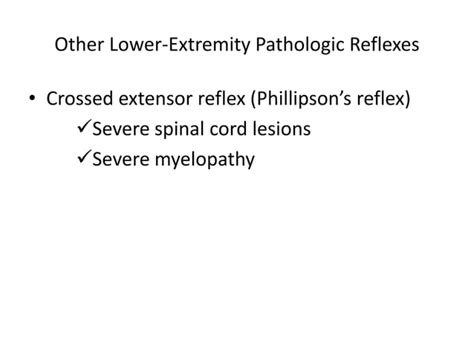 Pathologic Reflexes Monofilament Tests And Meningeal Signspptx