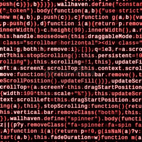 Writing Programming Code On Laptop Digital Binary Data On Computer Screen Stock Photo Image