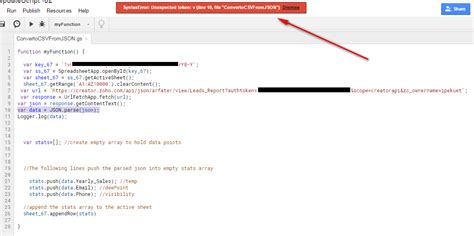 javascript - Convert JSON response to Google Sheet ( Google Apps Script ...