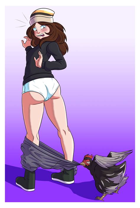 Chicken Pantsing Brooklyn Commisssion By Pinkalumi On Deviantart