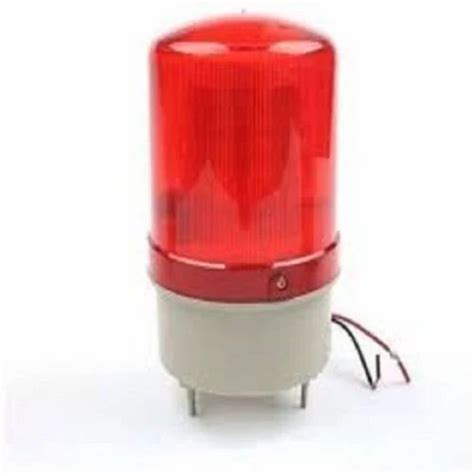 Wired LED REVOLVING LIGHT WITH BUZZER MULTI VOLTAGE Model Name Number LTE 1103J At 650 Piece