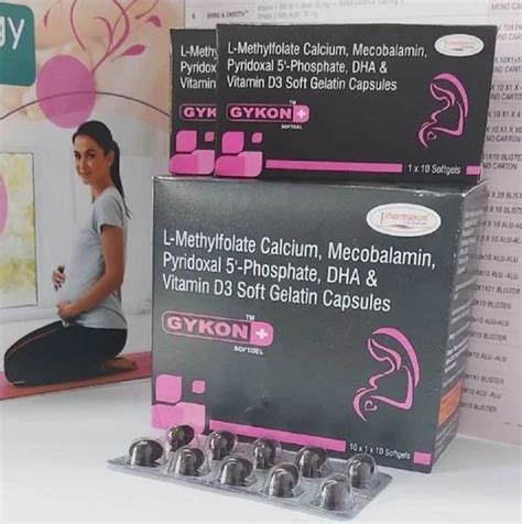 L Methylfolate Calcium Mecobalamin Pyridoxal 5 Phosphate Soft Gelatin Capsules At ₹ 200 Box