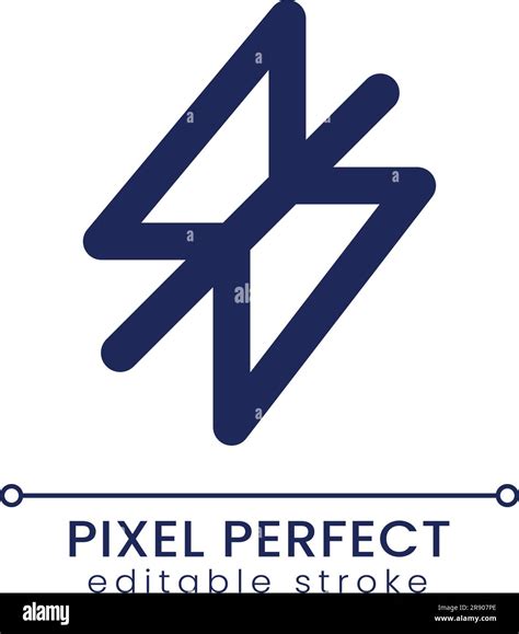 Silent Mode Pixel Perfect Linear Ui Icon Stock Vector Image And Art Alamy