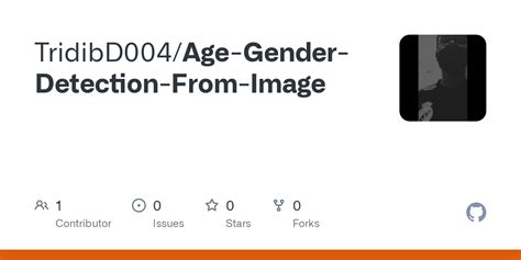 GitHub TridibD Age Gender Detection From Image