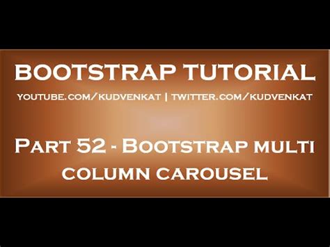 Bootstrap Multi Column Carousel Empower Youth