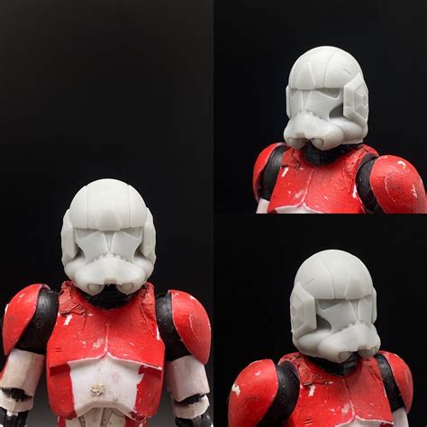 1 12 Spec Ops Phase 2 Clone Trooper Helmet For Black Series 6inch Etsy