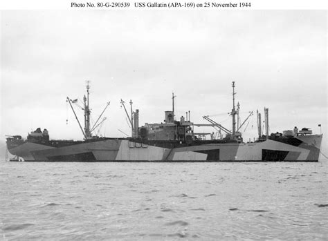 Uss Haskell Apa 117 Class Photographs