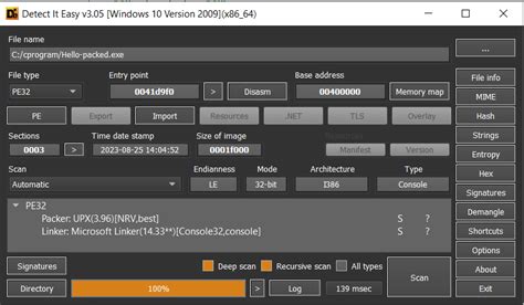 Unpacking Upx Packer