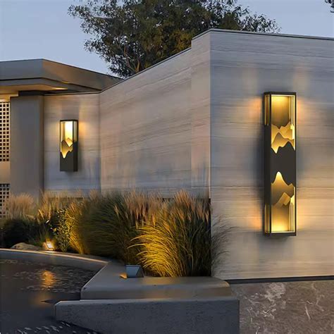 Exterior Wall Mount Modern Lighting Craftmade Z1604 Tb Led Aria Led 15