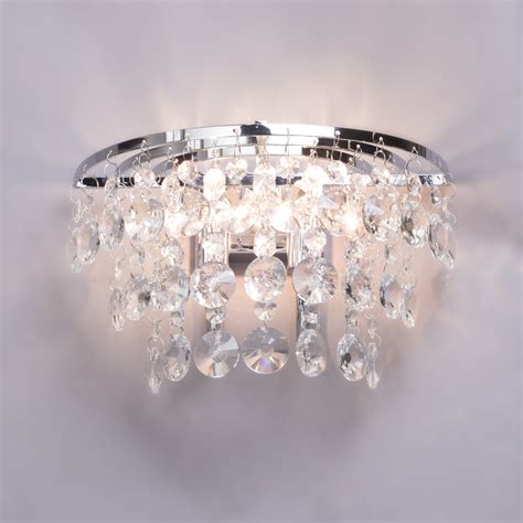 Montego Crystal Effect Wall Light