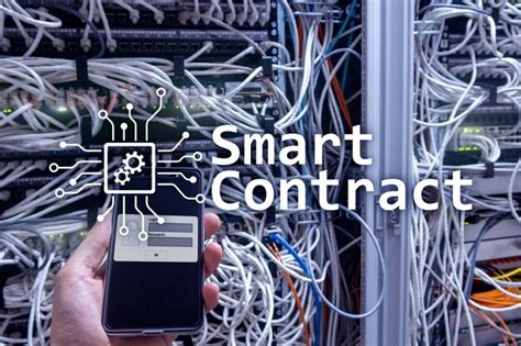Premium Photo Smart Contract Blockchain Technology In Modern Business