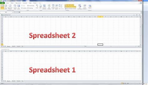 How Do I View Two Excel Spreadsheets At A Time Libroediting