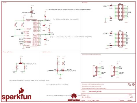 16 output i o expander breakout sx1509 open hardware oshwlab