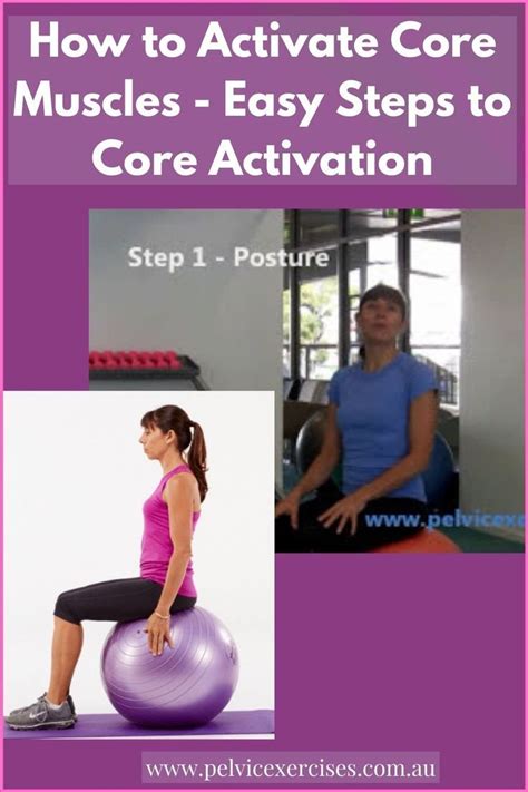 Activate Your Core Muscles With Easy Steps