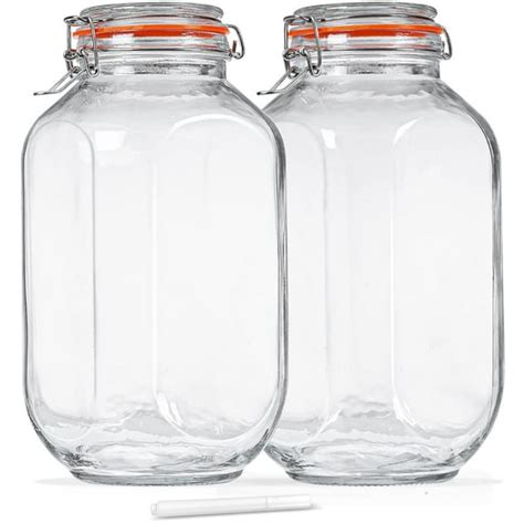 Stackable Square Glass Jars