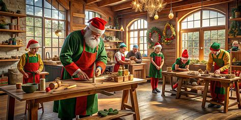 Santas Workshop Interior Background Images Hd Pictures And Wallpaper