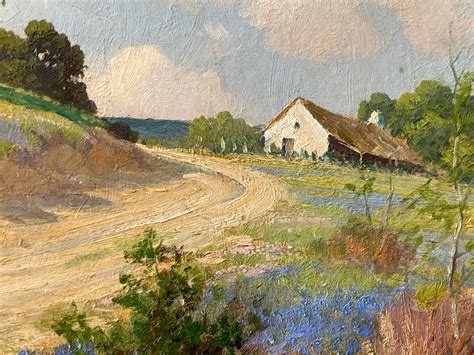 Robert Wood G Day Around The Bend Texas Hill Country Bluebonnet