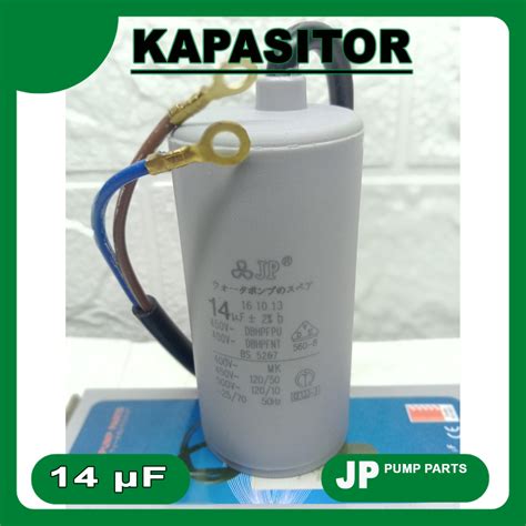 Kapasitor Pompa Air Ukuran 10 Uf 12 Uf 14 Uf Jp Pump Part Lazada